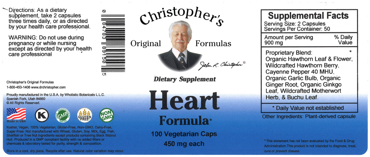 Heart Formula Capsule | christophersoriginalformulas