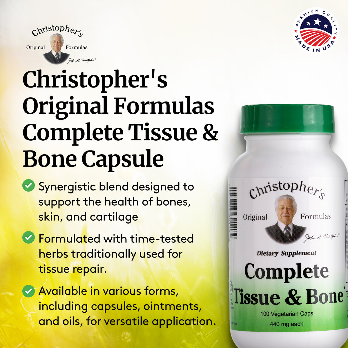 Complete Tissue & Bone Capsule | christophersoriginalformulas