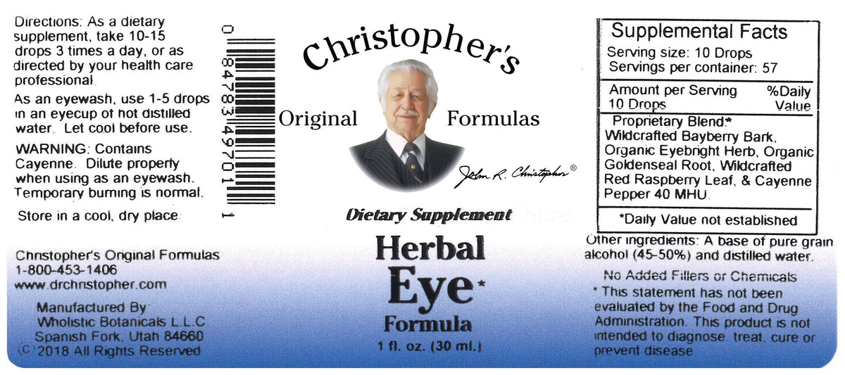 Herbal Eye Formula Extract | christophersoriginalformulas