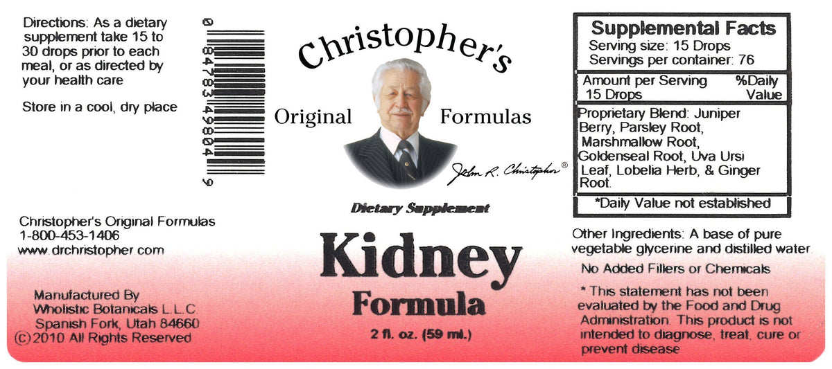 Kidney Formula Extract | christophersoriginalformulas