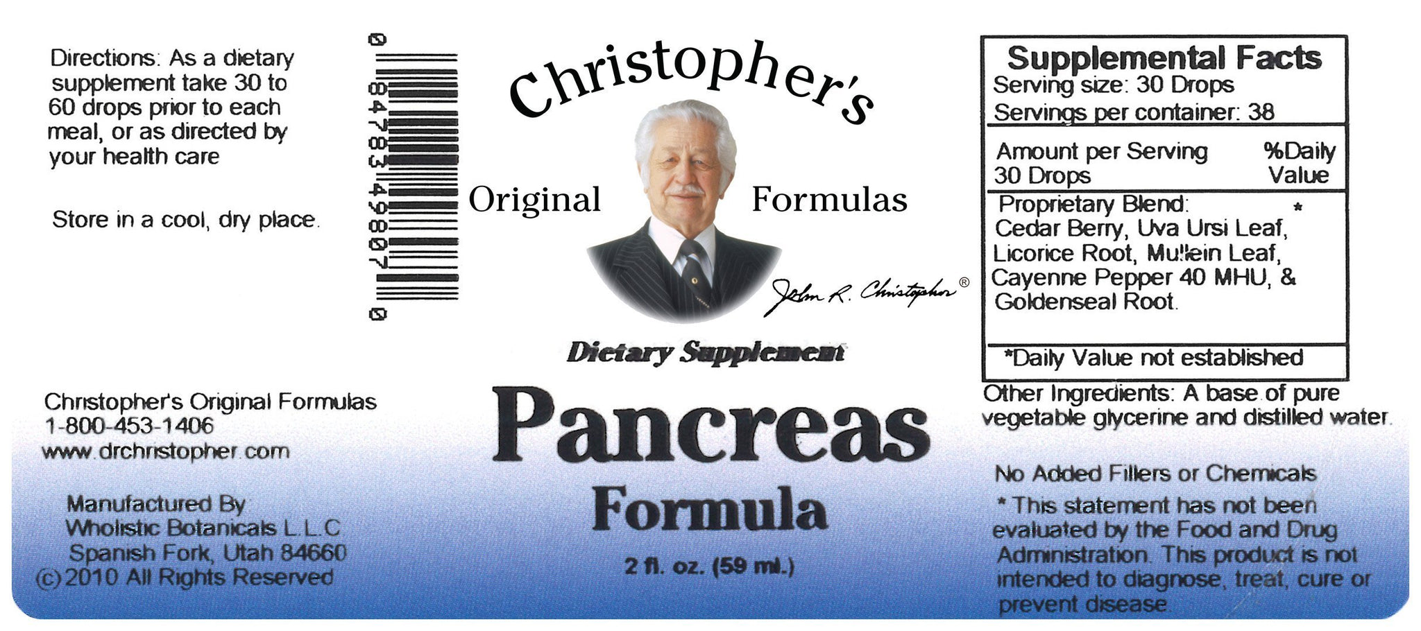 Pancreas Formula Extract | christophersoriginalformulas