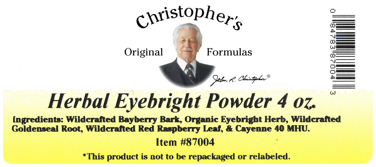 Herbal Eye Formula Powder | christophersoriginalformulas