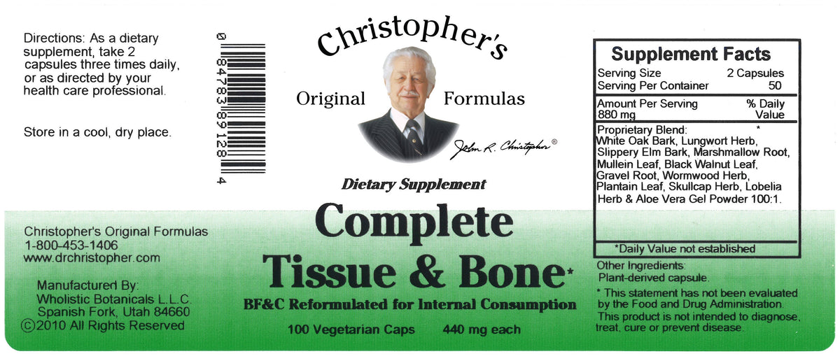 Complete Tissue & Bone Capsule | christophersoriginalformulas